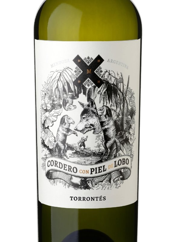 Kit 3 Garrafas Vinho Branco Cordero Con Piel de Lobo Torrontés 750 mL